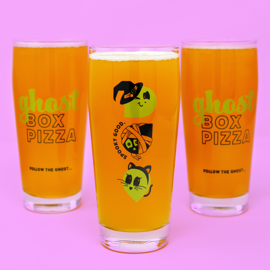 Keep the Glass at Ghost Box Pizza - Stem Ciders