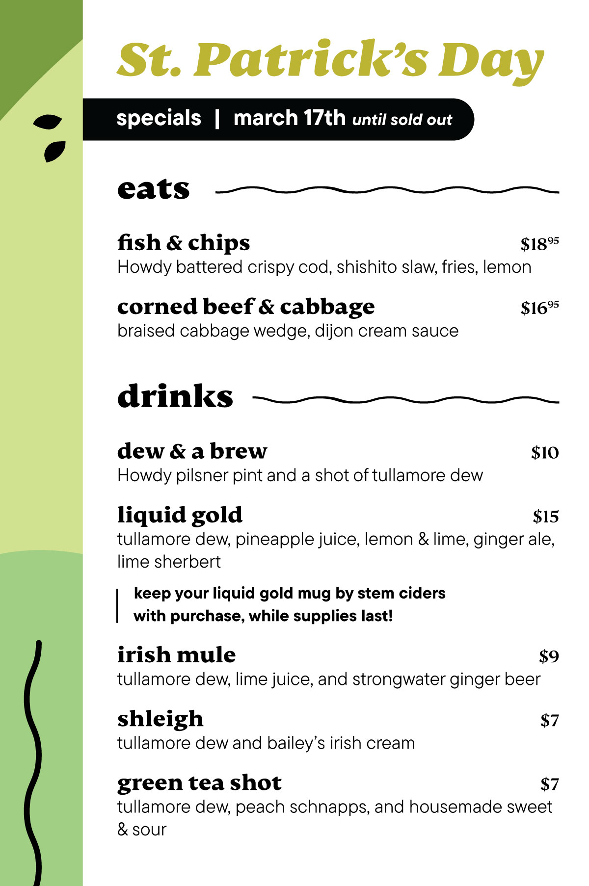 Stem RiNo St. Patrick's Day - Stem Ciders